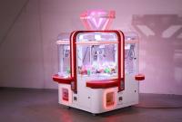 China Four Player Arcade Claw Machine 127cm Metal Frame Toy Vending Crane with CE Certificate for sale
