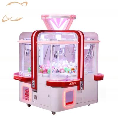 China Dreamland 4 Player Coin Operated Cube Doll Game Machine 127cm CE Certified for sale