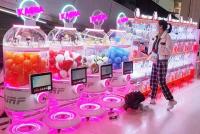China Dreamland Electric Coin Operated Gacha Prize Game Machine 220V 60W Capsule Toy Vending Machine for Mall for sale