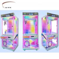 China Colorful Claw Crane Machine 80x86x200cm Arcade Toy Grabber for Game Center CE Certified for sale