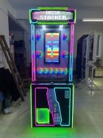 China Coin Operated Brick Stacker Prize Arcade Machine 75x74x226cm CE Certified for sale