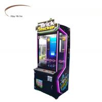 China Coin Operated Brick Stacker Gift Game Machine CE Certificated for sale