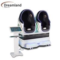 China 9D VR Egg Chair 2 Seats 1080x1200 Per Eye Immersive Cinema with English Chinese Language Support for sale