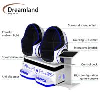 China 9D VR Egg Chair 2 Seats 1080x1200 Per Eye Immersive Cinema with English Chinese Language Support for sale