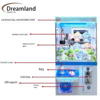 China Dreamland Coin Operated Mini Claw Game Machine 100W 35kg for Arcade for sale