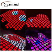 China Interactive LED Floor Game System 30x30cm IP67 Waterproof ABS Jump Game for Gaming Room for sale