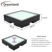 China Interactive LED Dance Floor Game IP67 Waterproof ABS 10x16m Custom Sizes for Game Centers for sale