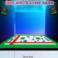 China Interactive LED Dance Floor Game IP67 Waterproof ABS 10x16m Custom Sizes for Game Centers for sale