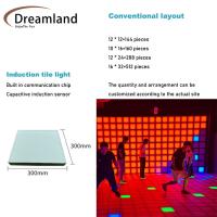 China Interactive LED Dance Floor Game IP67 Waterproof ABS 10x16m Custom Sizes for Game Centers for sale