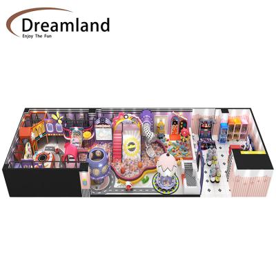 China Customizable Castle Theme Indoor Playground Equipment for 20-80 Children Aged 2-15 Years for sale