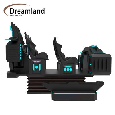 China Entertainment VR Cinema 315x300x230CM 6-Seat Group Immersive Experience 1200W for sale