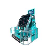 China Customize 9D VR Roller Coaster Simulator VR 360 Game Machine With VR Movement Platform GTX1050Ti 4GB Ram Customizable Plug Type for sale