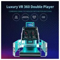 China Customize 9D VR Roller Coaster Simulator VR 360 Game Machine With VR Movement Platform GTX1050Ti 4GB Ram Customizable Plug Type for sale