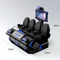 China 600KG 9D VR Cinema 4 Seats Immersive Virtual Reality Movie System OEM ODM for sale