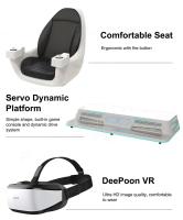 China 600KG 9D VR Cinema Immersive Movie Theater 1200W 4 Seats CE Certified for sale