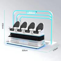 China 600KG 9D VR Cinema Immersive Movie Theater 1200W 4 Seats CE Certified for sale