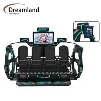 China 9D VR Cinema 4-Seat Immersive System 1200W 5.5A English Chinese Support for sale
