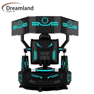 China Dreamland 3DOF Rotating Car Racing Arcade Machine 32x3 Inch Screen 200kg for sale
