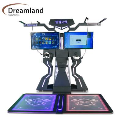 China Dreamland Double VR Combat Game Machine with 42-inch Dual Displays and 2000W Power for 2-Player Gaming for sale