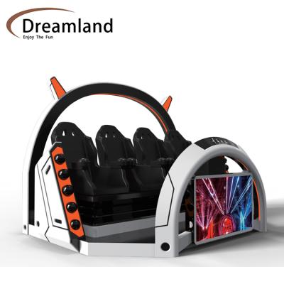 China 4-Seat 9D VR Cinema 360-Degree Movie Theater 3.2m Dynamic Platform for Mall Entertainment for sale