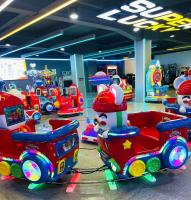 China Fiberglass Kiddie Ride 400x400x130cm 140W Coin Operated Park Attraction for Game Center for sale