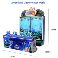 China Underwater World Fishing Game Machine 4 Player 65 Inch Screen Ticket Redemption Arcade for sale