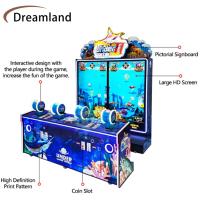China Underwater World Fishing Game Machine 4 Player 65 Inch Screen Ticket Redemption Arcade for sale