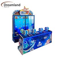 China Underwater World Fishing Game Machine 4 Player 65 Inch Screen Ticket Redemption Arcade for sale