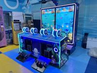 China 4 Player 65 Inch Coin Operated Redemption Fishing Arcade Game Machine 220x200x295cm for sale