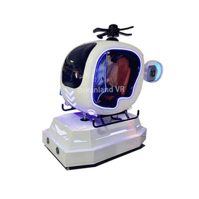 China 9D VR Helicopter Simulator 280x125x220cm 200kg Capacity 3 Dof Motion for sale