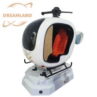 China 9D VR Helicopter Simulator 280x125x220cm Indoor Amusement Ride Coin Operated for sale