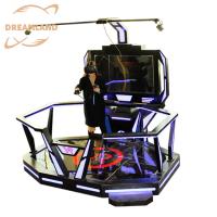 China 9D VR Simulator 250x250x240cm 42in LCD Screen HTC VIVE Compatible 110V 220V for sale