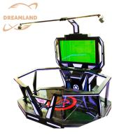 China 9D VR Simulator 250x250x240cm 42in LCD Screen HTC VIVE Compatible 110V 220V for sale
