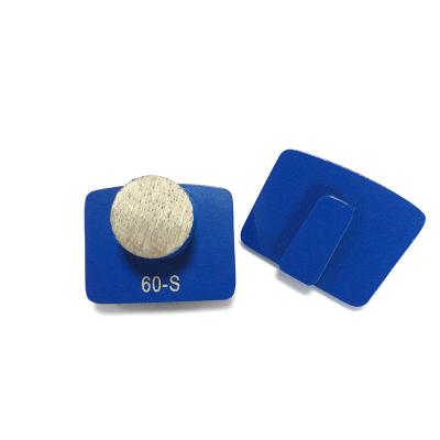 China Single Round Segments  Redi Lock Diamond Grinding Shoes for Husqvarna for sale