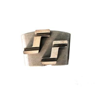 China Double Z Segment  Redi Lock Diamond Grinding Shoes for Husqvarna for sale