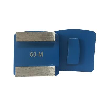 China Double Bar Segments  Redi Lock Diamond Grinding Shoes for Husqvarna for sale