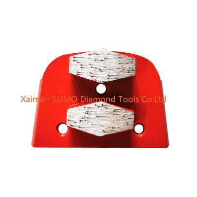 China Metal Bond Lavina Diamond Tooling  With Double Hexagon Segments for sale