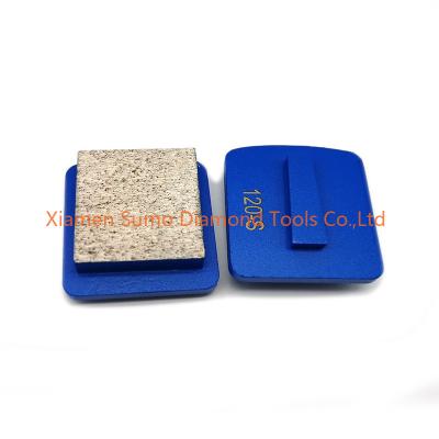 China Heat Resistant  Concrete Grinding Tools With  Big Square Segment  40*40*10 for sale
