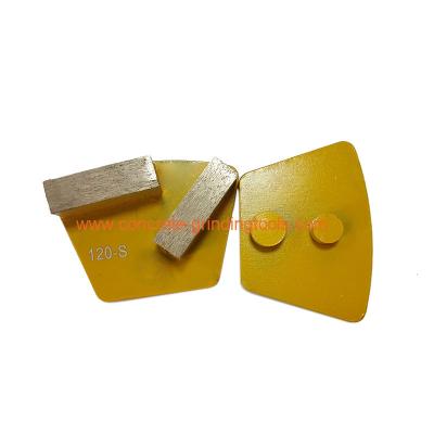 China Floor Grinder  Concert Grinding Disc 40*10*10 Double Bar Segment for sale