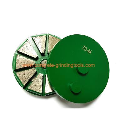 China 3inch 10-Seg Diamond Segments concrete grinding disc for prepmaster floor grinder for sale