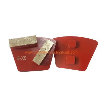 China STI Grinders Diamond Grinding Disk Double Bar Concrete Sanding Block for sale