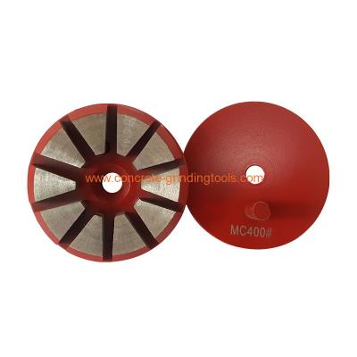China Quick Change Double Button Segments concrete grinding tools for concrete grinder for sale