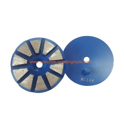China Quick Change Multi-segment diamond concrete grinding tools for concrete grinder for sale
