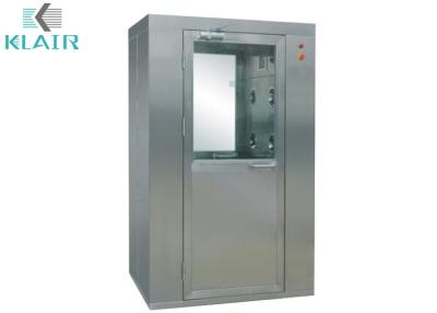China GMP Cleanroom Stainless Steel Air Shower With Air Interlocked System for sale