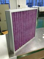 China Synthetic Media Panel Pleated Filter For Air Conditioner Furnace HVAC Systems for sale
