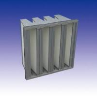 China HEPA ULPA V W Bank Air Purifier Replacement V Cell Filter With Metal Frame for sale