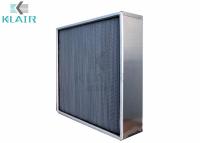 China Stainless Steel High Efficiency Particulate Air Filter Heat Resistance 350℃ for sale