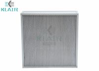 China Final stage Hepa Air Filter , Low Resistance Oil Mist Collector With Heavy Duty Media Pack for sale