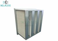 China KLAIR Gas Turbine Air Intake High Flow Filter With Rigid Galvanized Steel Construction 24x24x12 for sale
