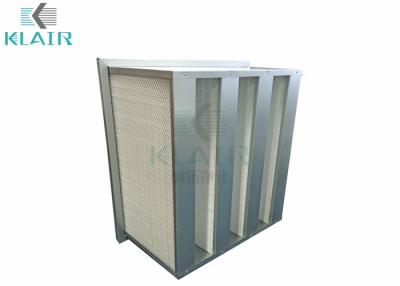 China KLAIR Gas Turbine Air Intake High Flow Filter With Rigid Galvanized Steel Construction 24x24x12 for sale
